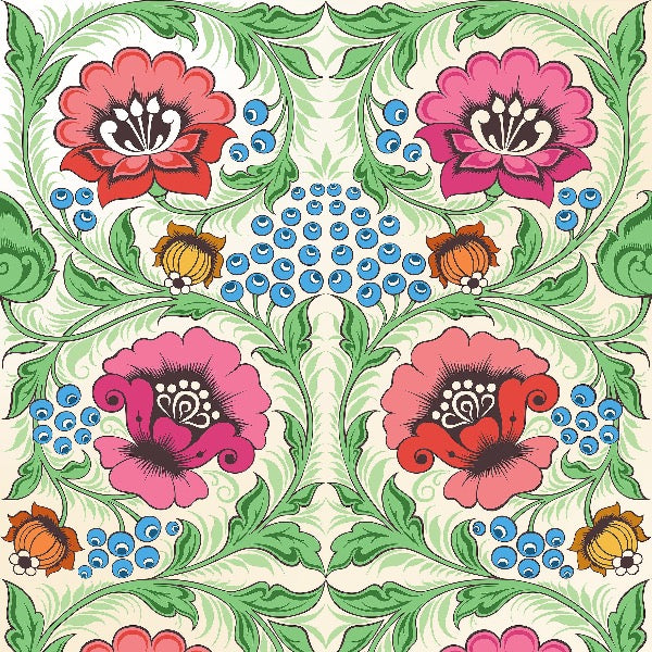 Alice Meadow Wallpaper | Olenka Design | Victory Colours